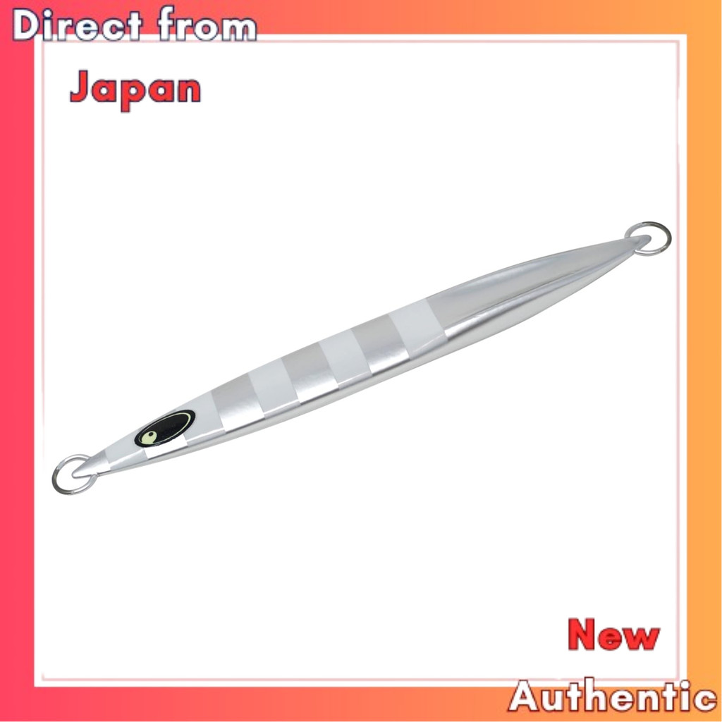 Long Fall Jig Type A, Single Metal Jig with UV Aluminum Stripe, 150g ...