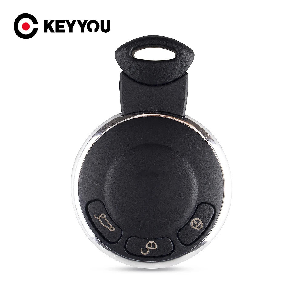 KEYYOU 3 Buttons Remote Smart Card Car Key Shell Cover Case FOB For BMW ...