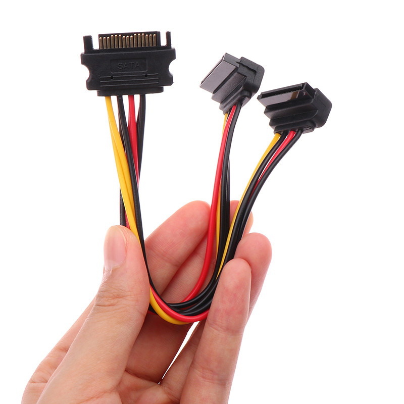 [WT] 1PC 20CM Sata Extension Cord For HDD SSD Hard Disk SATA Power Y ...