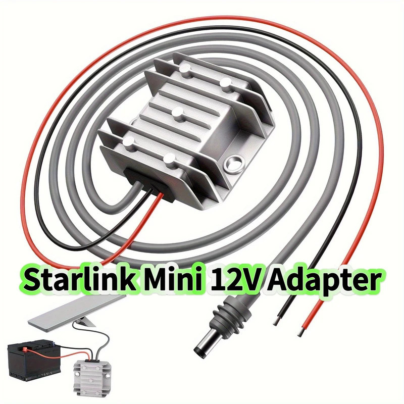 Starlink Mini 12V Adapter, DC 12V Power Cord Converter for Starlink ...