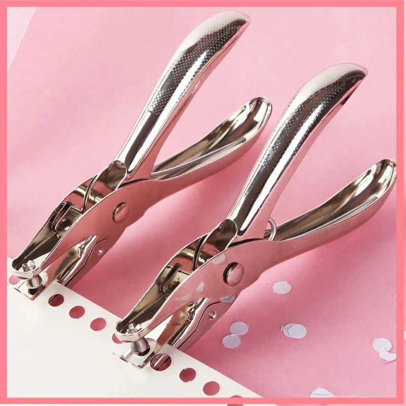 3/6mm Hole Puncher Held Hole Office Metal Single Hand Punch booking ...