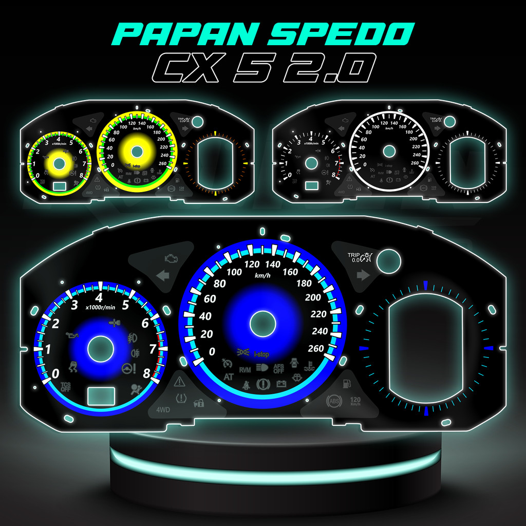 CAR SPEEDBOARD CAN BE CUSTOMIZED SPEEDOMETER PANEL SPIDO BOARD MAZDA ...