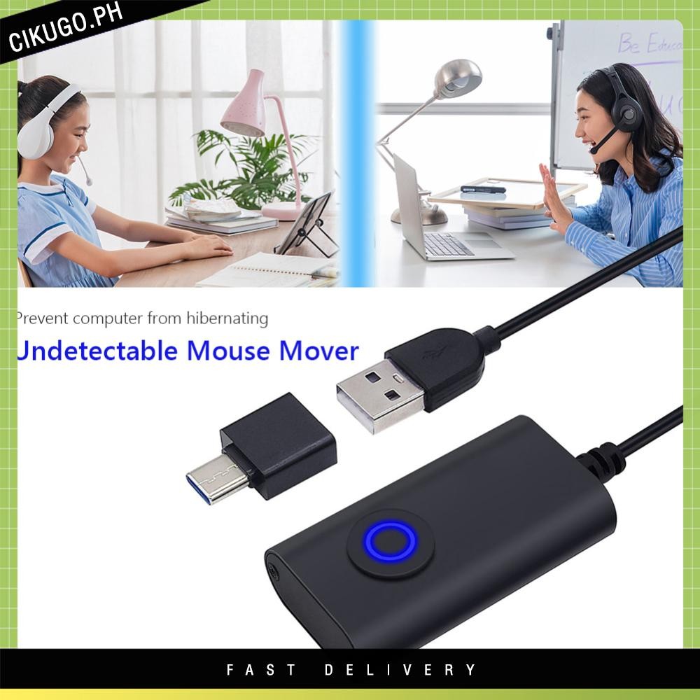 2 in 1 Undetectable Mouse Movement Jiggler Mover for Computer Awakening ...