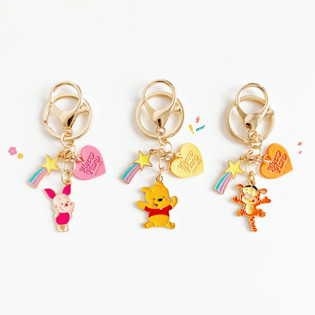 Keychain Cartoon Peppa Pig Tigger Car Key Chain Bag Pendant | Shopee ...
