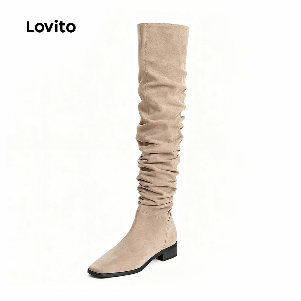 FB97-2-But Knee Boots Women's Autumn Winter Boots Pointed Fashion ...