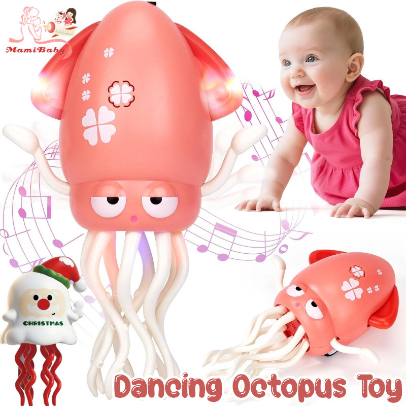 Dancing Octopus Toy for Kids Electric Crawling Octopus Toys ...