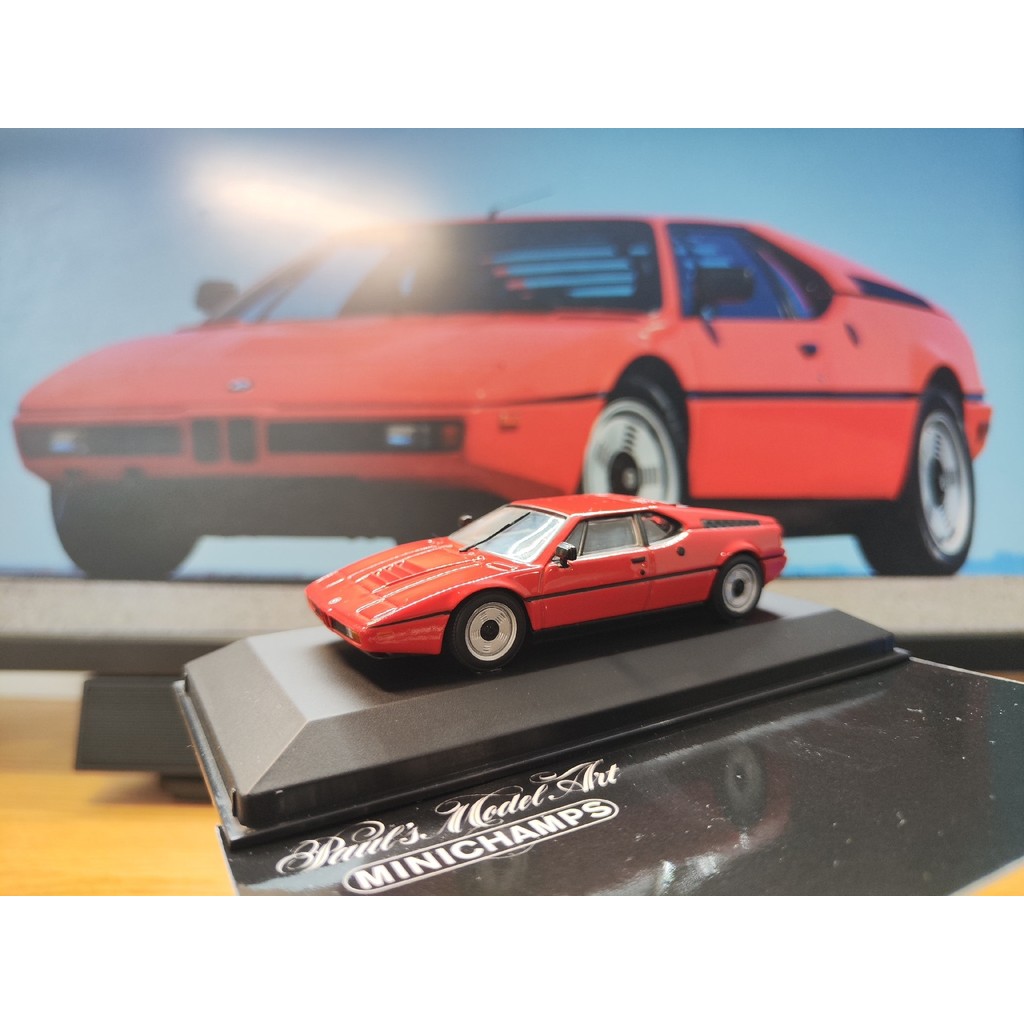 Mini Cut 1: 43 MINICHAMPS BMW M1 Racing Model BMW M1 Street 1978/81 ...