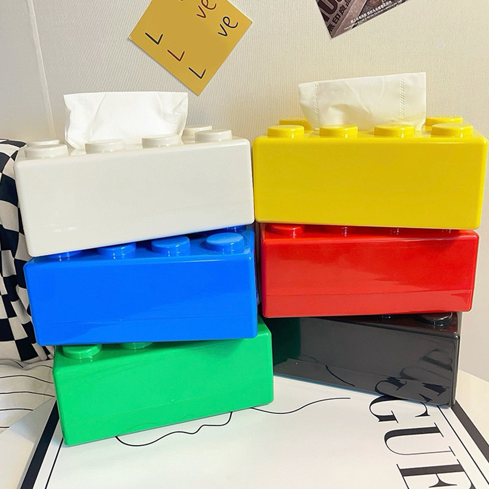 Removable Wall-Mounted Building Block Tissue Box Napkin Holder for ...