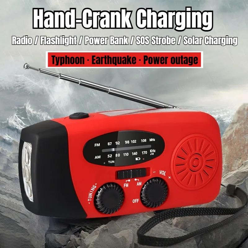 【COD】Multifunctional Portable Hand Crank Power SW band Generation ...