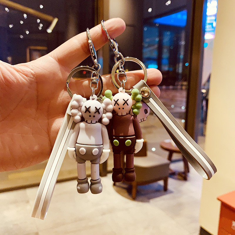 Violent Bear kaws Doll Key Pendant ins Cartoon Street Wear Unique ...