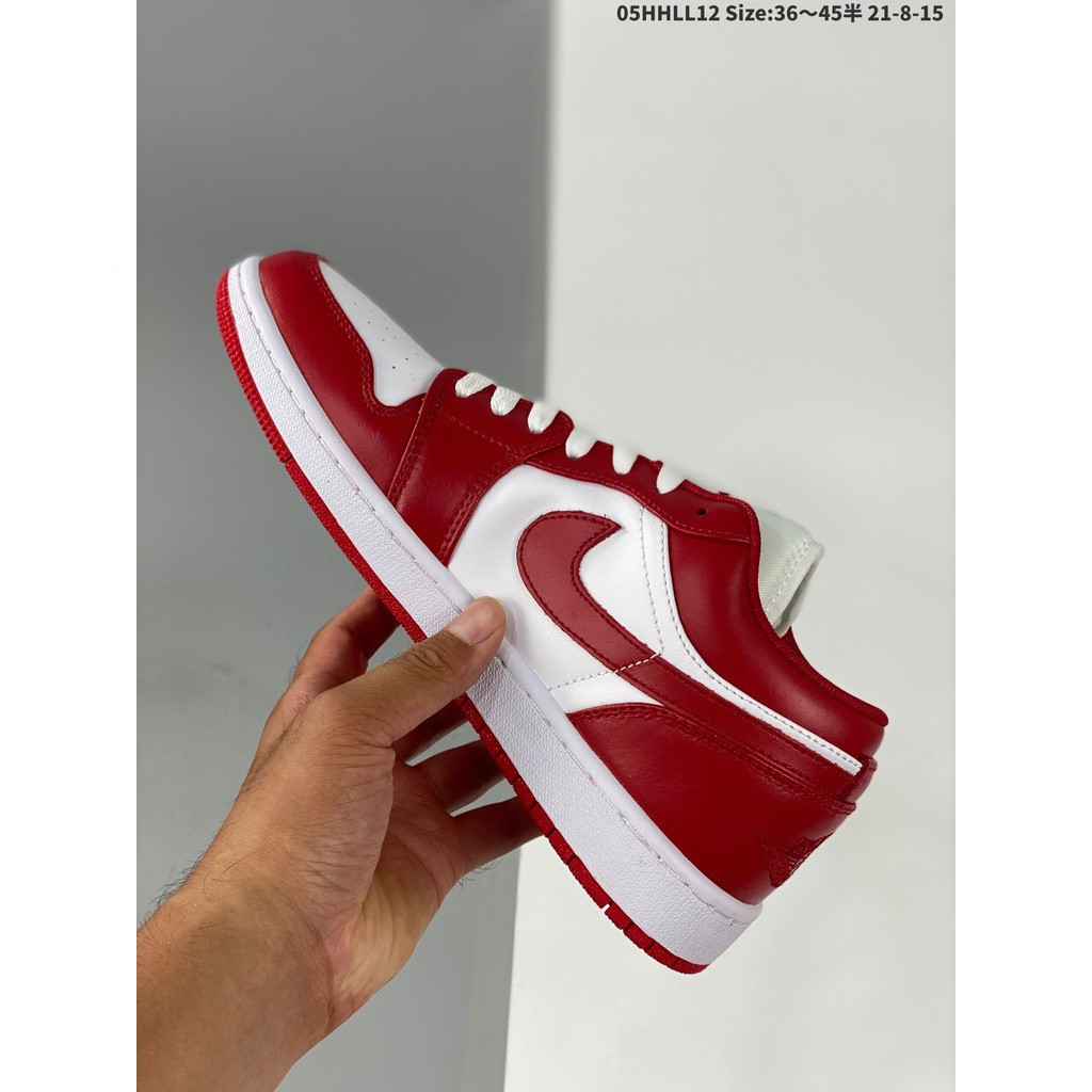 Nike Air Jordan 1 AJ1 Low "Gym Red" Casual Low Top Sneakers | Shopee ...