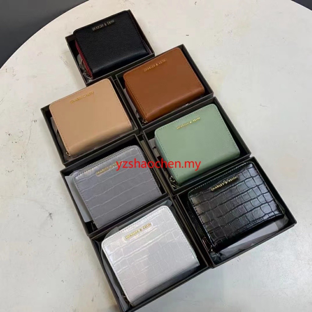 SC2 CNK Zip Purse Short Wallet Pure Color | Shopee Philippines