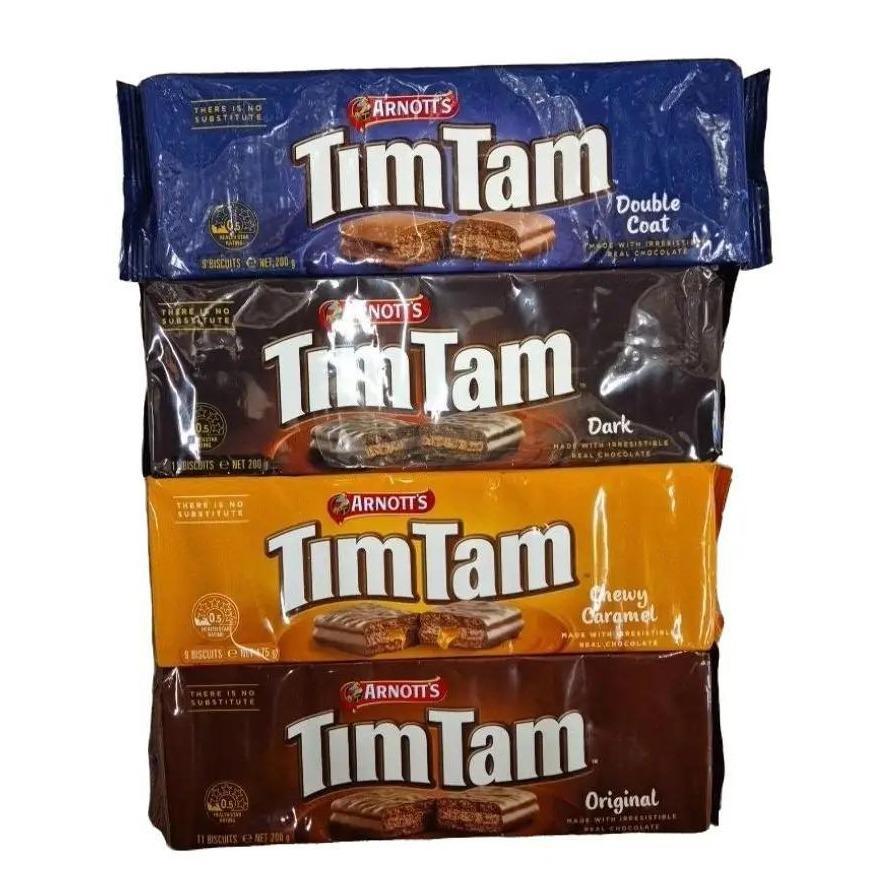 Tim Tam Biscuit Chocolate Layer Imported 200g Original Flavor Dark ...