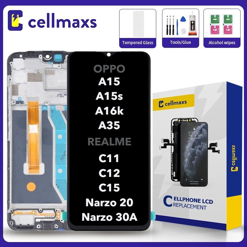 For OPPO A15 A15s A16k A35 REALME C11 C12 C15 V3 Q2i 7i Global Narzo 20 ...