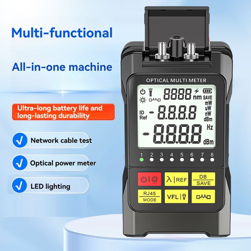 cqyskjsgxy Fiber Optic Network Optical Power Meter RJ45 Tester Optical ...