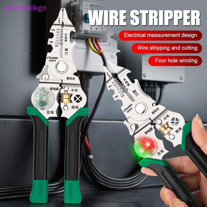 VHDD Multifunctional WireStripper Voltage Testing Cable Cutting ...