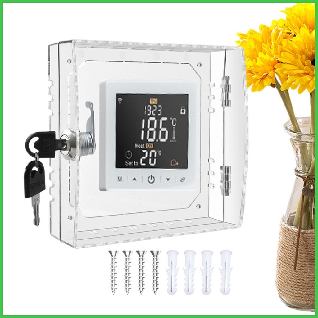 Large Thermostat Guard Thermostat Guard For Thermostat On Wall With ...