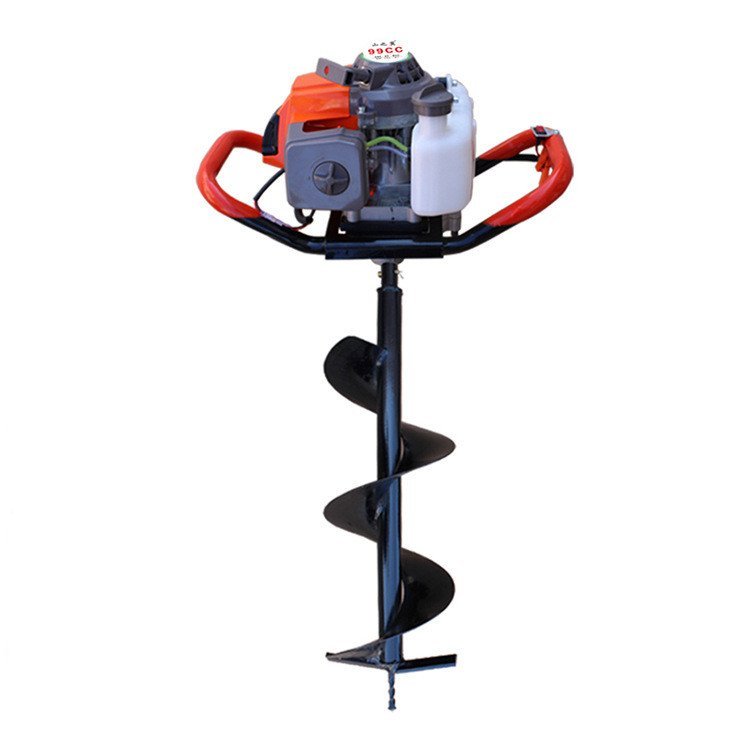 Two-stroke high power48Single-person Gasoline Ground Auger Handheld ...