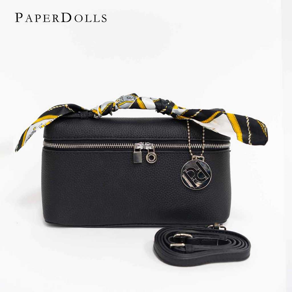 Paperdolls Lilly Top Handle Bag With Scarf Detail | Shopee Philippines
