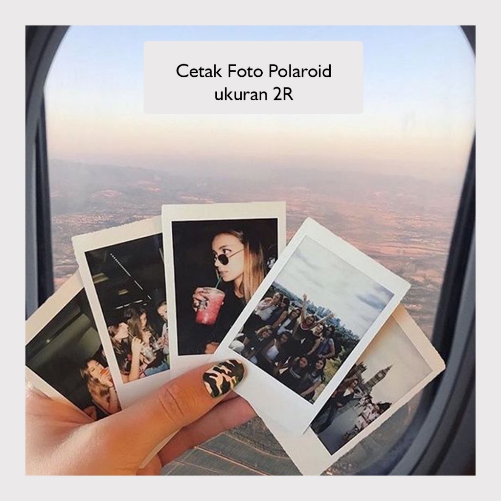 Custom Polaroid Photo Printing 2R Size Contents 5 - 10 - 25 pcs Use ...