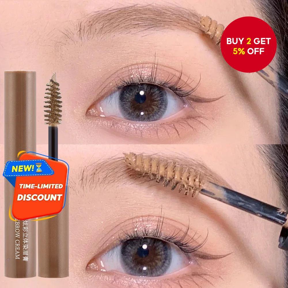 Waterproof and Smudge-proof Eyebrow Gel for A Soft Matte, Natural ...