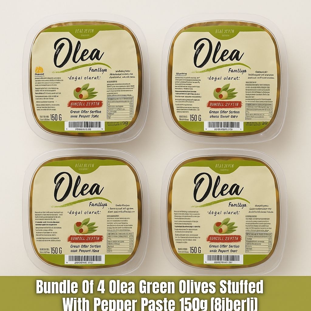 Olea Green Olives Stuffed With Pepper Paste 150g [Biberli] Best Before ...