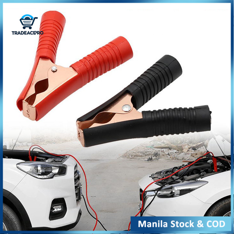 2pcs 300A Alligator Clips Car Battery Clamps Crocodile Clip Connection ...