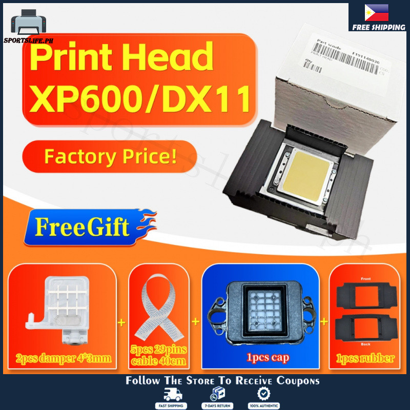 Free Gift (Cable + Rubber + Damper) compatible with Epson XP600 DX11 ...
