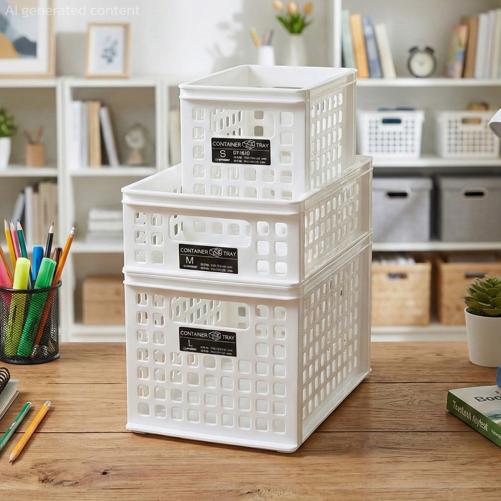 Storage Box Multipurpose Basket Keyway DT-1610/DT-1620/DT-1630 White ...