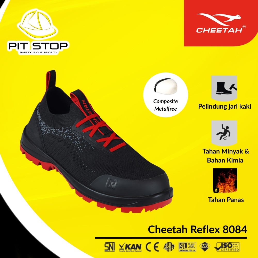 Cheetah Reflex 8084 Safety Shoes Composite Metal Free Industrial Safety ...