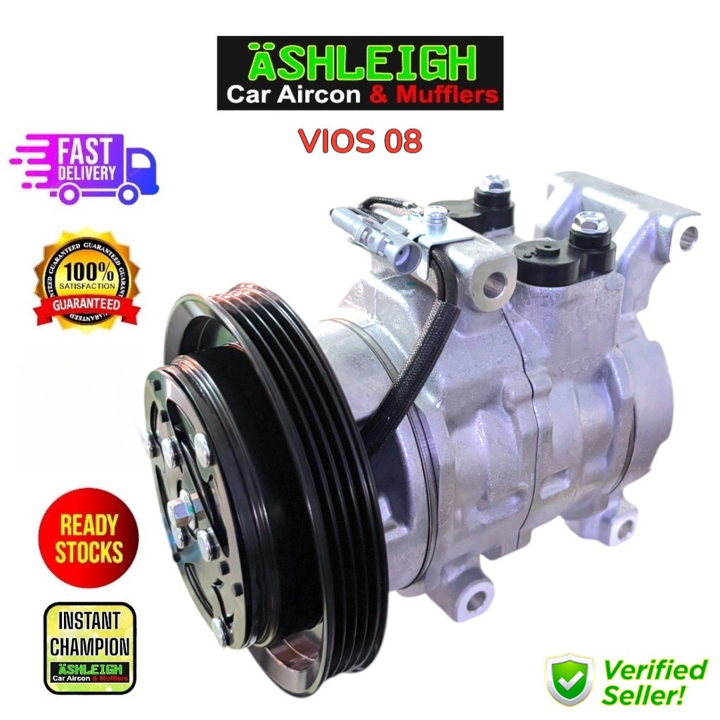 Toyota Vios 08 batman Car Aircon Compressor Dnso | Shopee Philippines