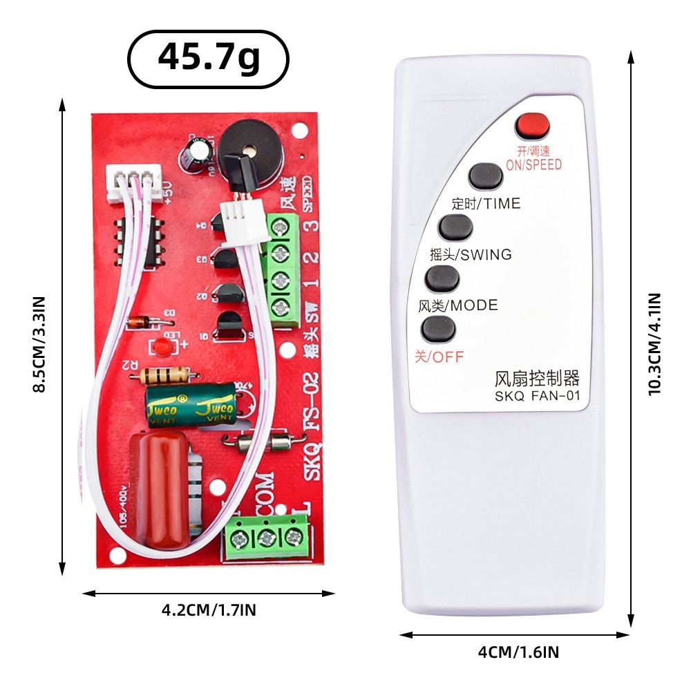 Universal Fan Remote Control Modification Board Circuit Motherboard ...