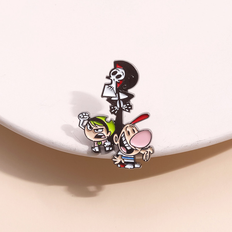Horror Adventure Animation Billy Mandy and Death's Counterattack Brooch ...
