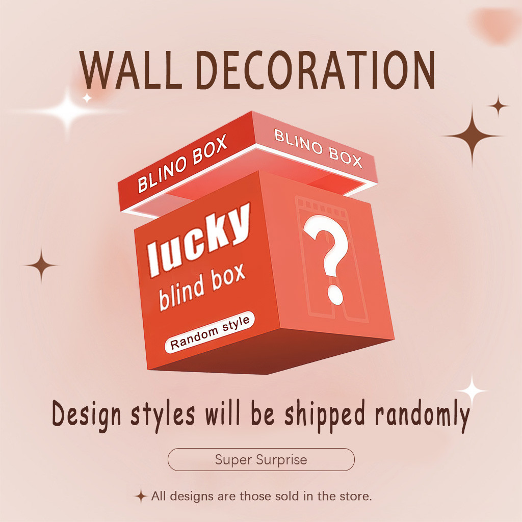 Random Delivery of Home Wall Decorations Surprise Blind Boxes Wall ...