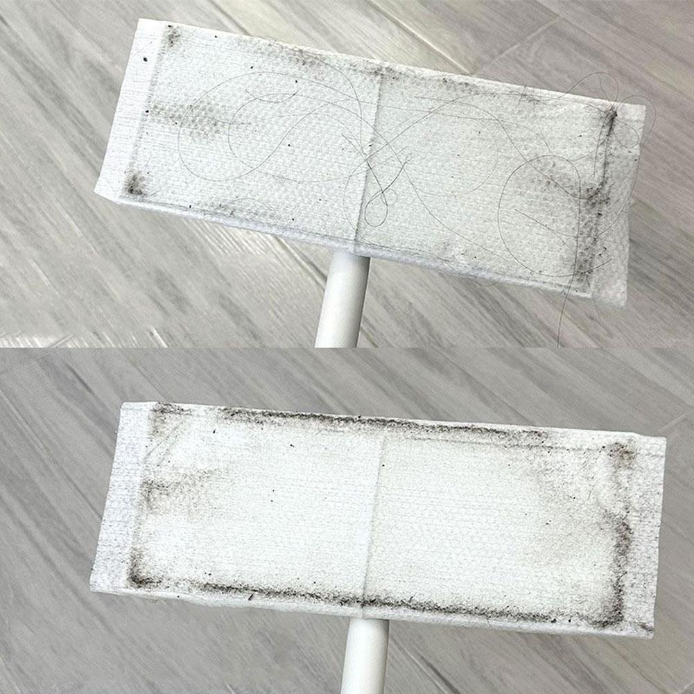1bag Electrostatic Dust Removal Paper Flat Mop Hand Rag Disposable Wet ...
