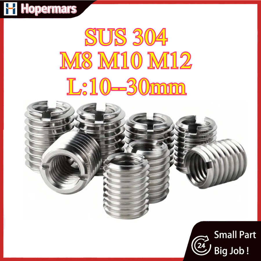 304 Stainless Steel Thread Repair Insert Wire Thread Insert Female ...