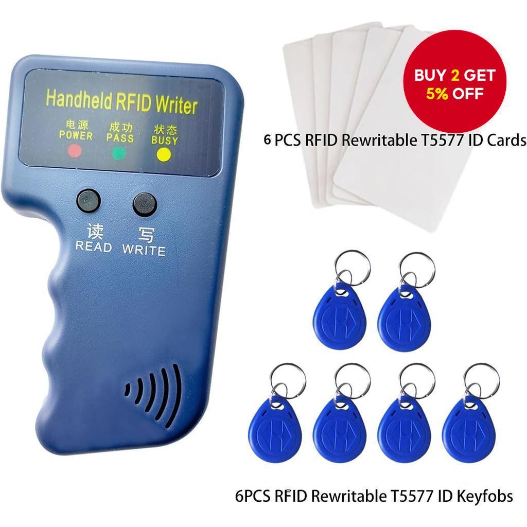 Repetitive Handheld 125KHz EM4100 5200 RFID Writer Card RFID Copier ...