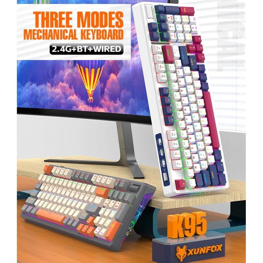 Wireless Mechanical Keyboard Hot Swap 96 Keys 96% Layout Spanish ...