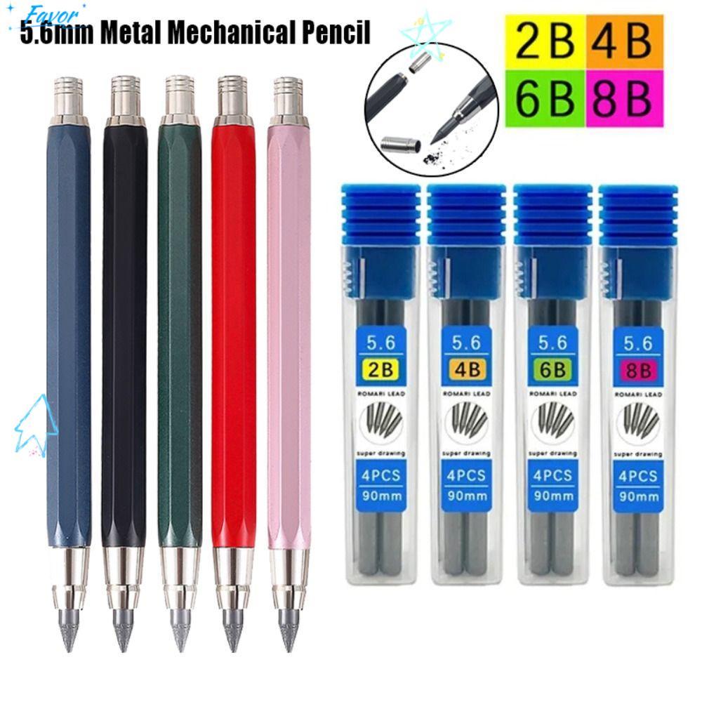 FAVOR Mechanical Pencil, Drawing Writing Tool Metal Automatic Pencil ...