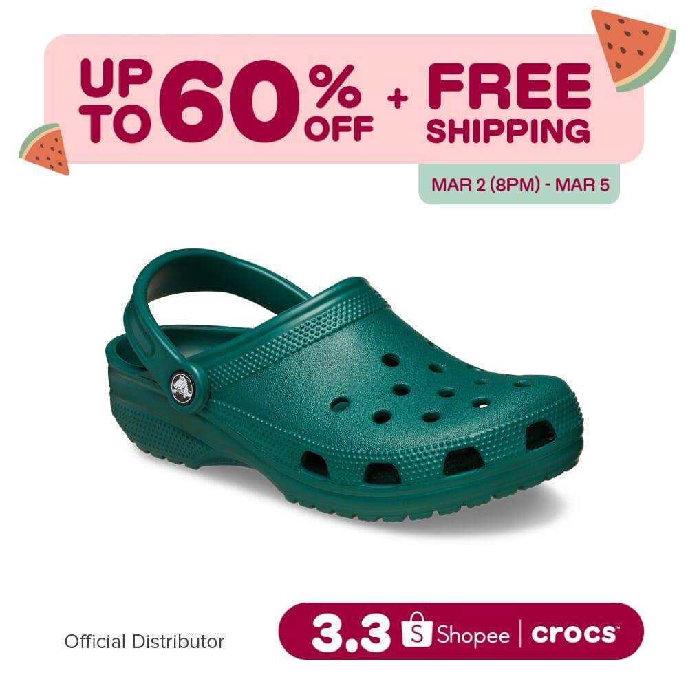 Crocs Classic Clog in Emerald | Shopee Philippines