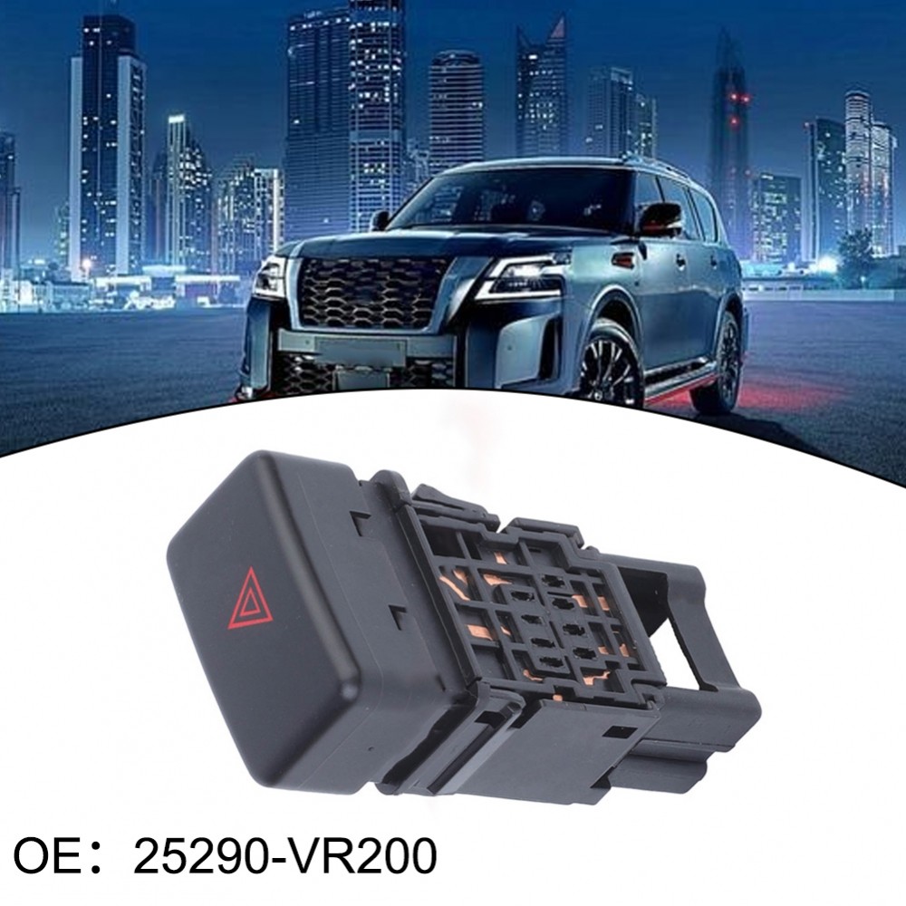 Car Hazard Light Switch Anti-corrosion Easy Use Plug And Play ABS And ...