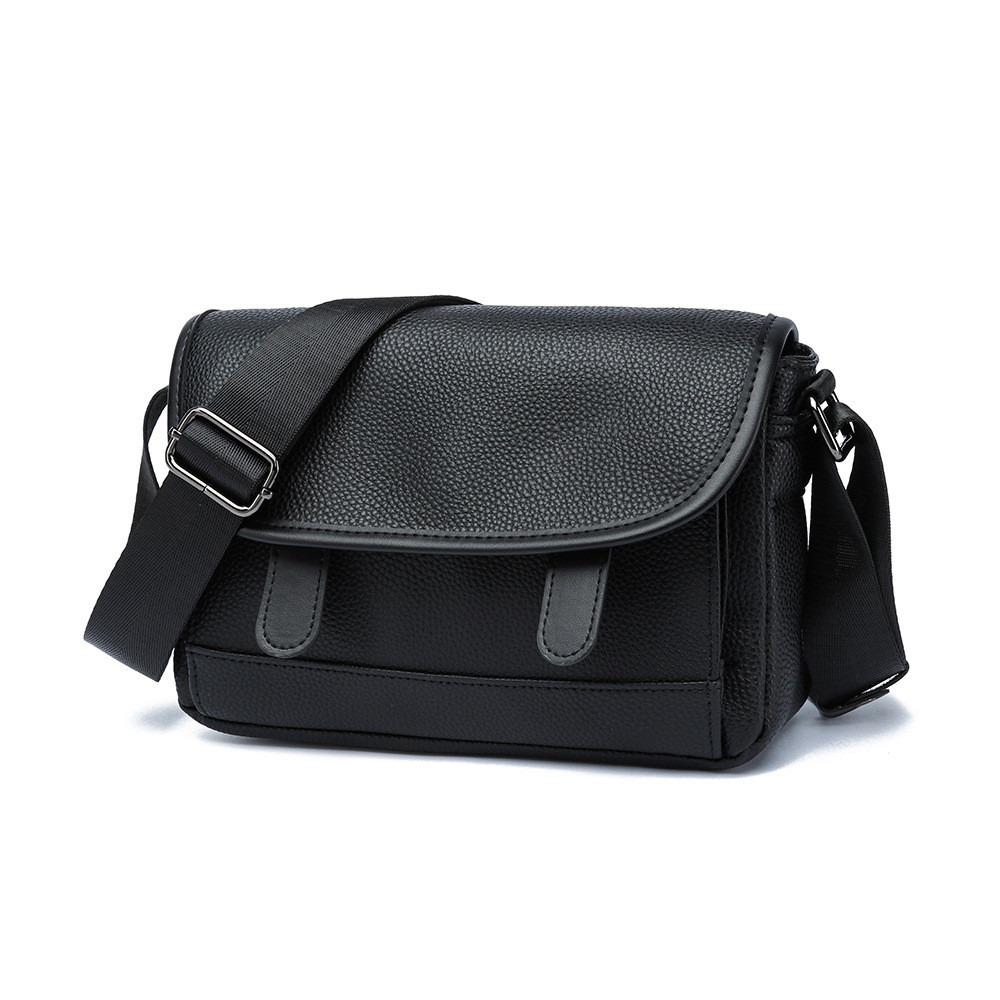 SUNWISH STORE XM-9875 2026 Thick Leather New Sling Bag Men Small Square ...