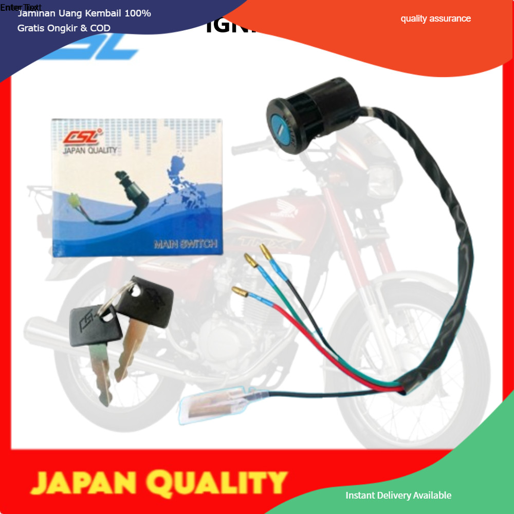 CSL Ignition Main Switch 2 Keys for Honda TMX 155/Rusi 150/Euro 150 ...