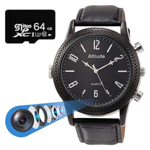 1080P Full HD Smart Watch Camera Mini Video Camera Micro DV Watch Spy ...