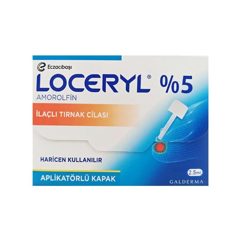 LOCERYL LOCERYL Hydrochloric Amorofen Adhesive 2.5ml Onychomycosis Nail ...