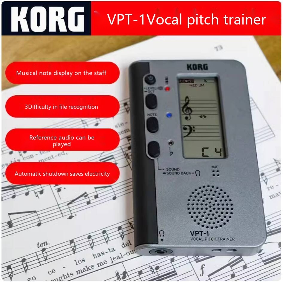 KORG VPT-1 Vocal Intonation Trainer Music Notation Recognition Sight ...