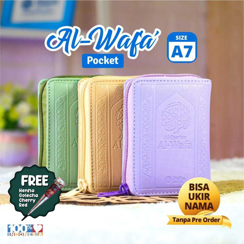 AL QURAN SMALL POCKET AL WAFA POCKET CUSTOM NAME MUSHAF MINI SIZE ...