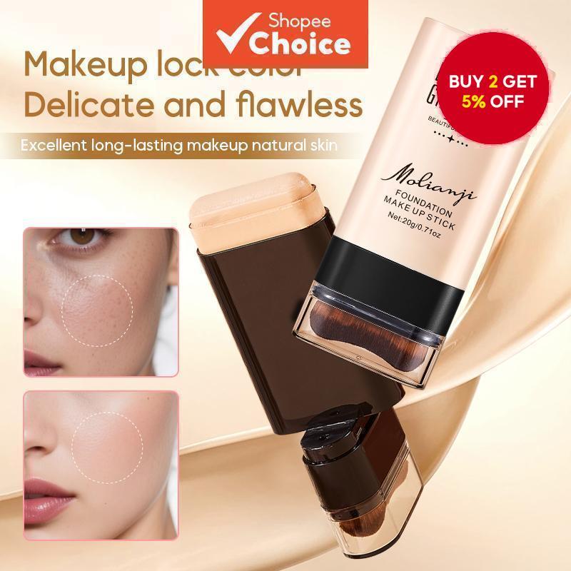 Eraser with brush, foundation make-up stick, liquid lighting base ...