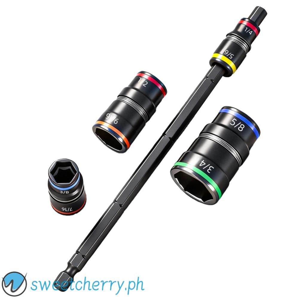 9 in 1 Flip Socket Set for Impact Drivers with SAE Sizes and Bit ...