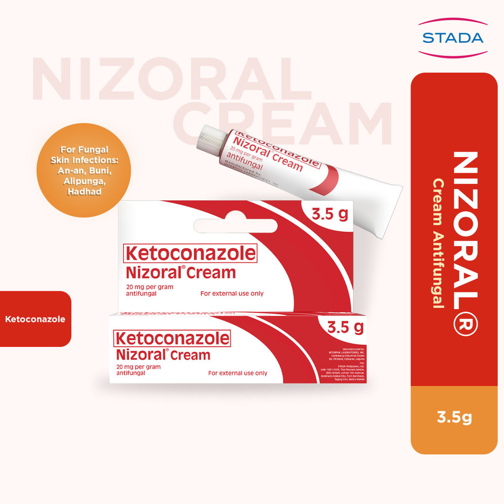 NIZORAL® Ketoconazole Antifungal Cream for Buni, Hadhad, An-an ...